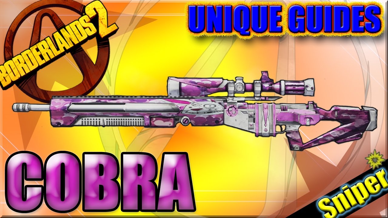 HJC Borderlands 2 - THE COBRA - Unique Weapon Guide - YouTube