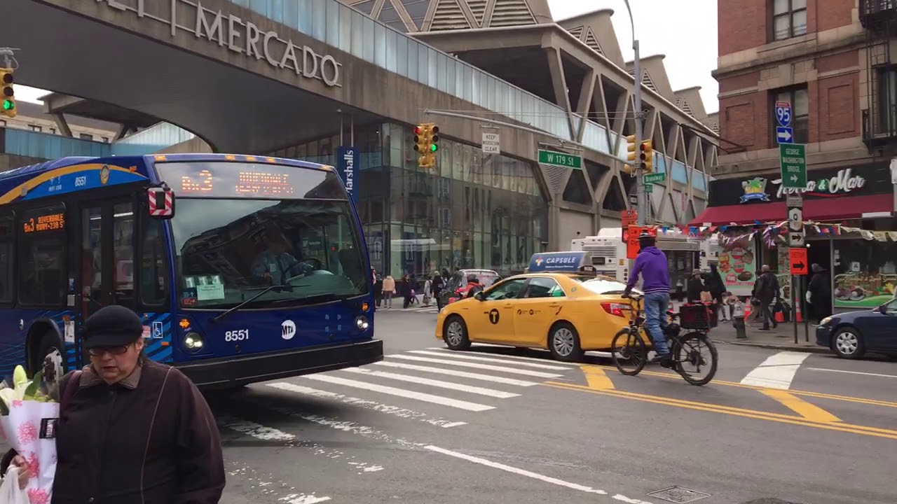 MTA N.Y.C.B: 2019 NovaBus LFS #8551 Bx3 Bus - YouTube