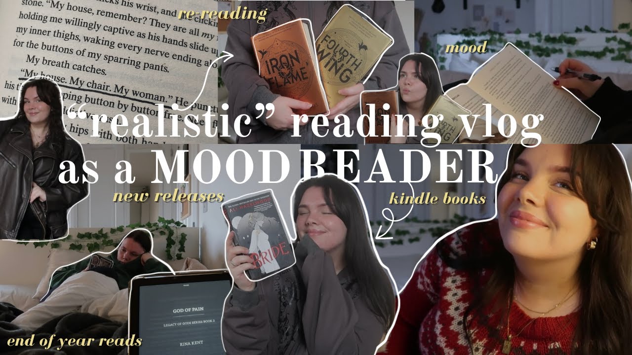 a "realistic" reading vlog as a mood reader & went through a slump ...