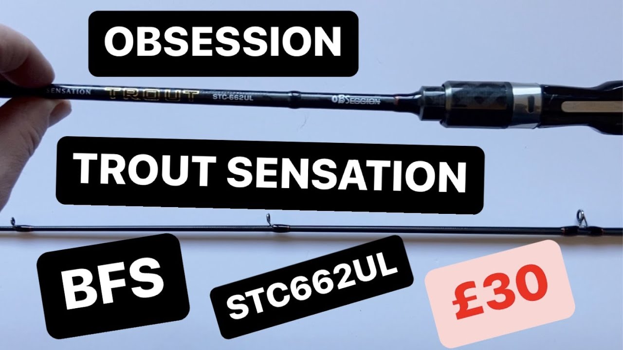 CAN A £30 BFS Fishing Rod BE THAT GOOD??? The Obsession Sensation Trout ...