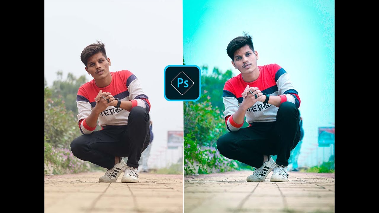 how to create normal photo to DSLR photo in photoshop cc || photoshop ...