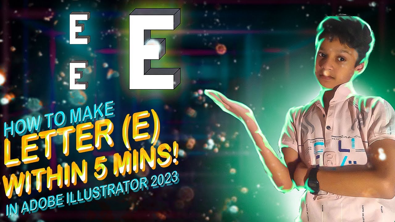 How To Make Letter Design (E) || ADOBE ILLUSTRATOR || TUTORIAL ||ORYX ...