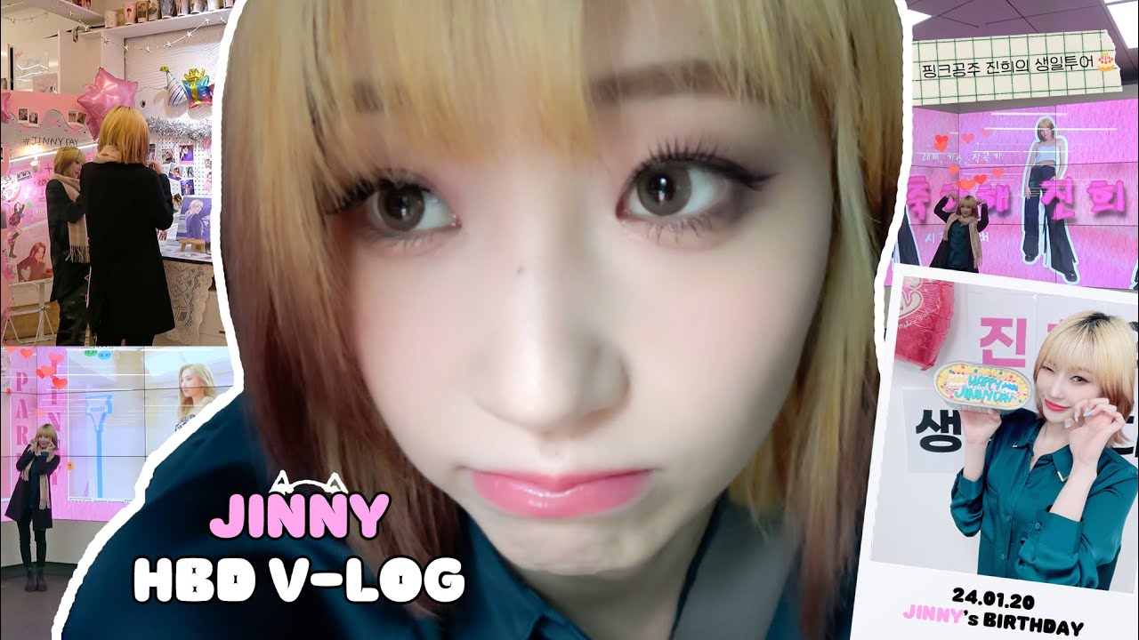 [JINNY V-LOG] HBD PINK PRINCESS JINNY🎂 | (ENG SUB) - YouTube
