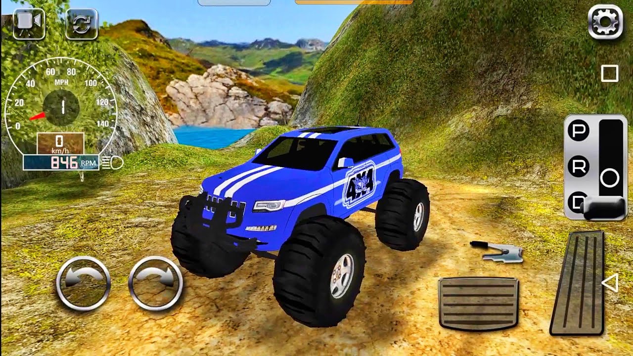 Monster Truck Offroad Driving - Offroad Drive Through Mountains ...