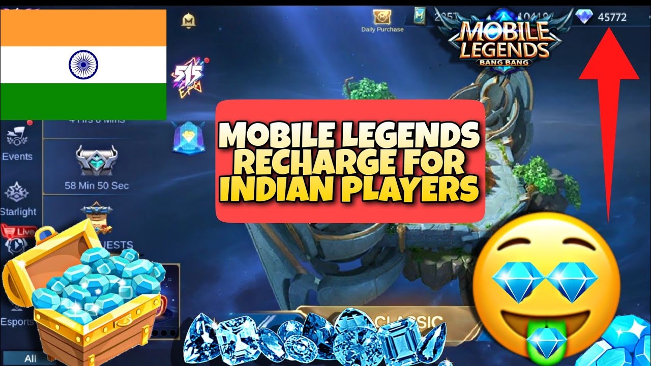 How to Recharge Diamonds in Mobile legends | Mlbb recharge India 2021 ...