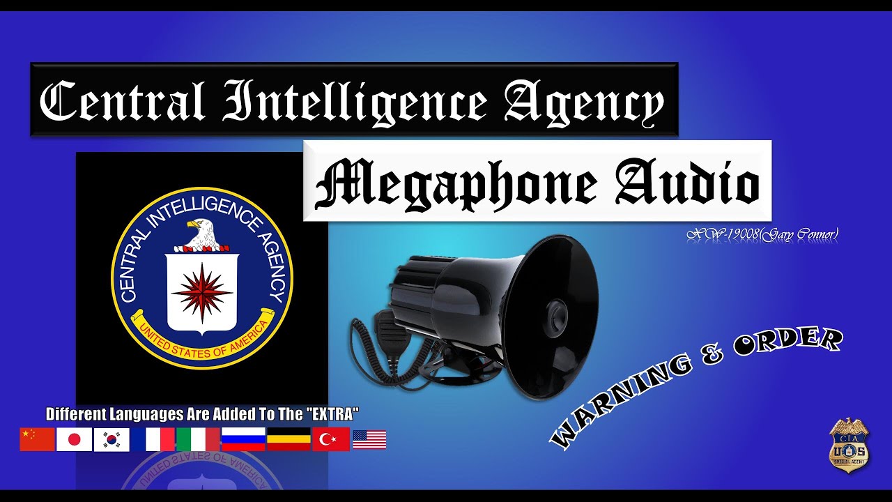 【XW-19008(Gary Connor)】CIA Intelligence Agency丨PoliceMegaphoneAudio v1 ...