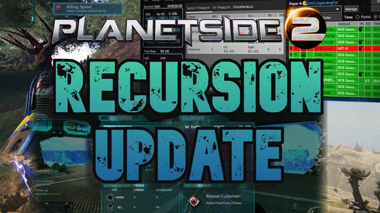RECURSION UPDATE FOR PLANETSIDE 2 - YouTube