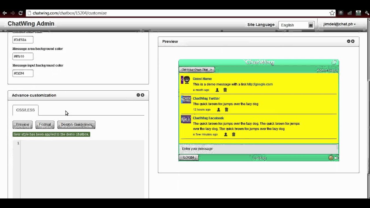 Create A Shoutbox Chat Room Youtube