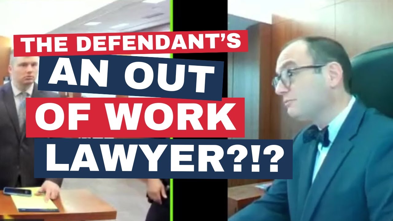 Defendant Before Judge Fleischer CLAIMS TO BE OUT OF WORK ATTORNEY FROM ...