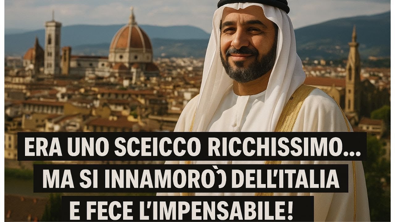 ERA UNO SCEICCO RICCHISSIMO... MA SI INNAMORÒ DELL'ITALIA E FECE L ...