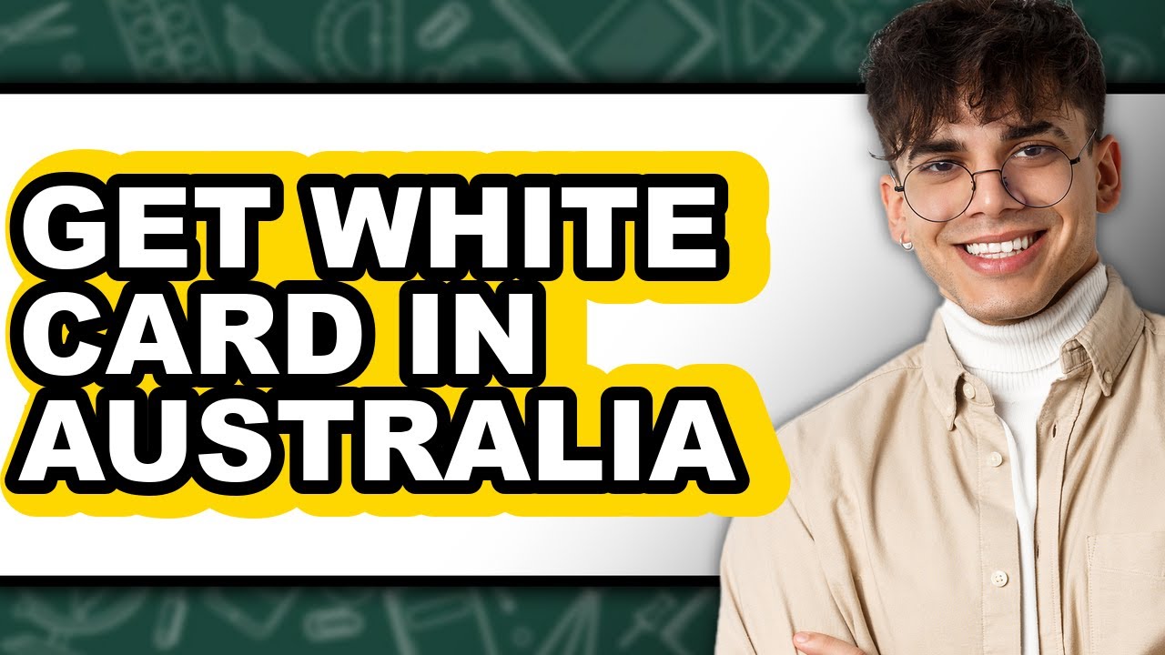 How To Get White Card In Australia (Updated) - YouTube