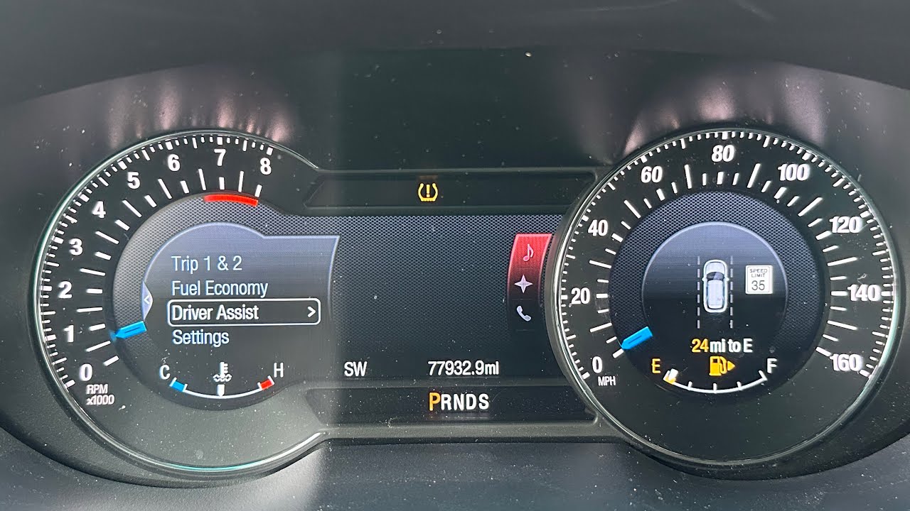 Ford explorer 2016 digital speedometer hidden quick fix - YouTube