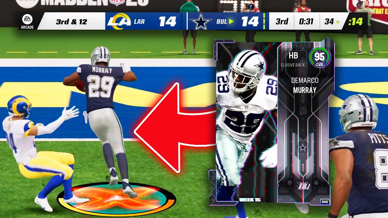 EA released the GOAT…TOTW DEMARCO MURRAY and he’s a TANK - YouTube