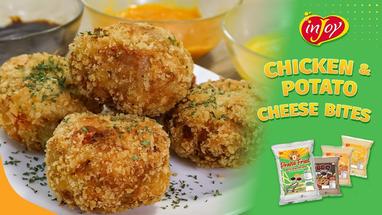 Sulit Snack Recipe: Chicken & Potato Cheese Bites with inJoy! | inJoy ...