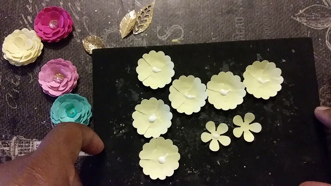 How to make small flowers - YouTube