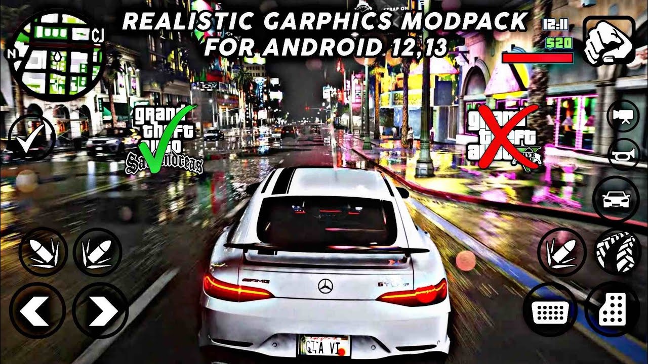 Gta 6 Graphics Modpack | Gta Sa Mods | Gta San Andreas Android 12 ...
