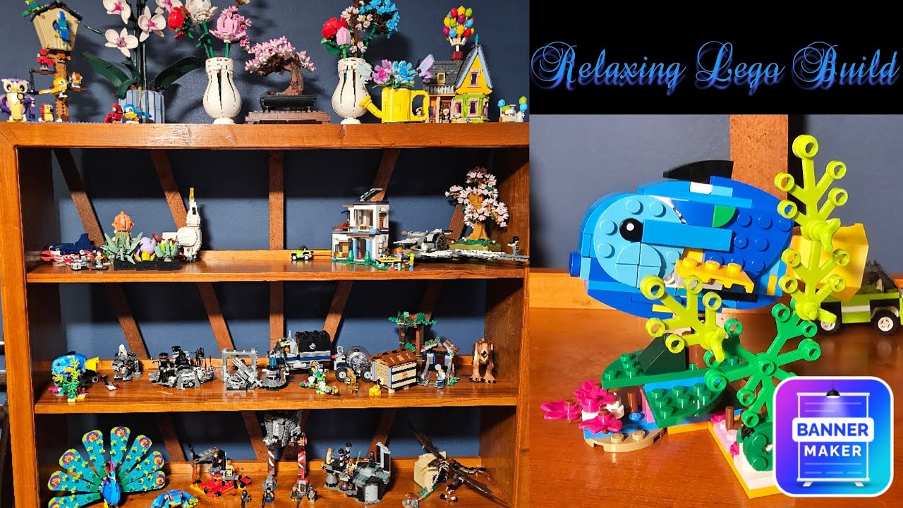 Relaxing Lego Build 3 in 1 Fish - YouTube