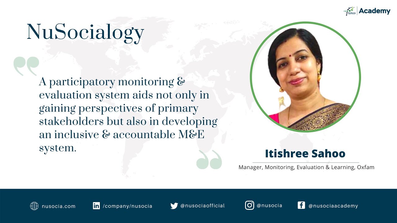 Making M&E participatory | Itishree Sahoo | NuSocialogy S1 - YouTube