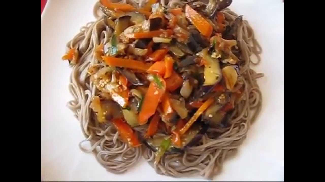 Лапша соба с овощами в азиатском стиле. № 89 Простые рецепты,кулинария ...