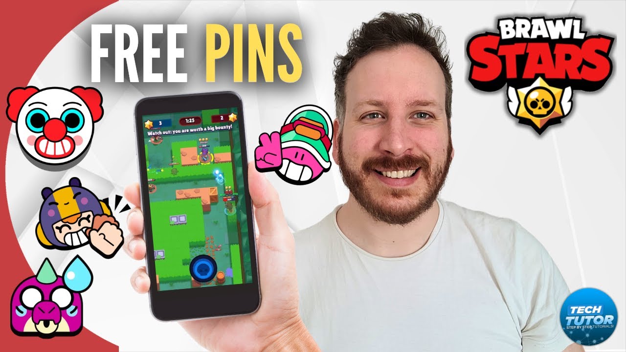 How To Get Free Pins In Brawl Stars - YouTube