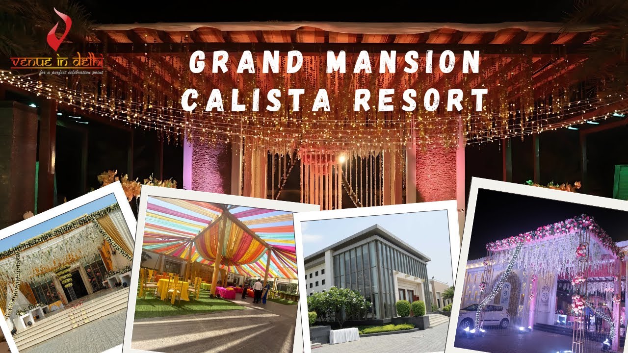 Grand Mansion Calista | AC Pandal located at Calista Resort Kapashera ...