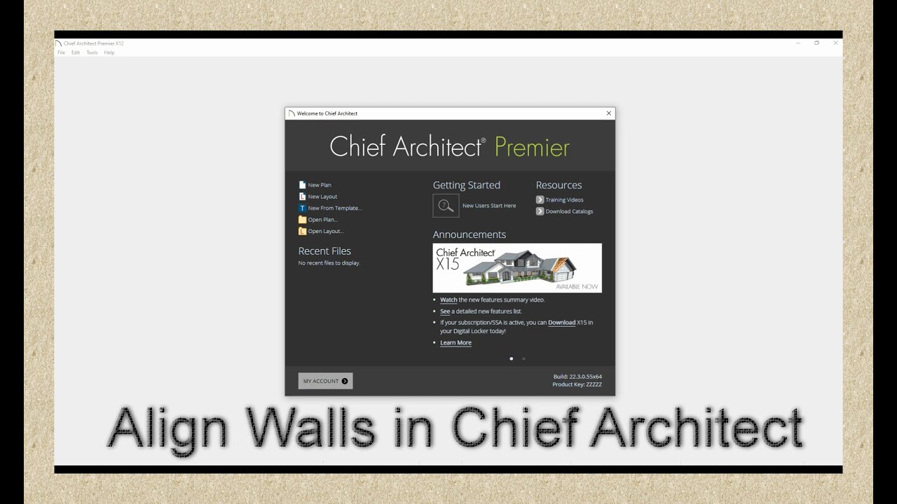Align Walls in Chief Architect - YouTube