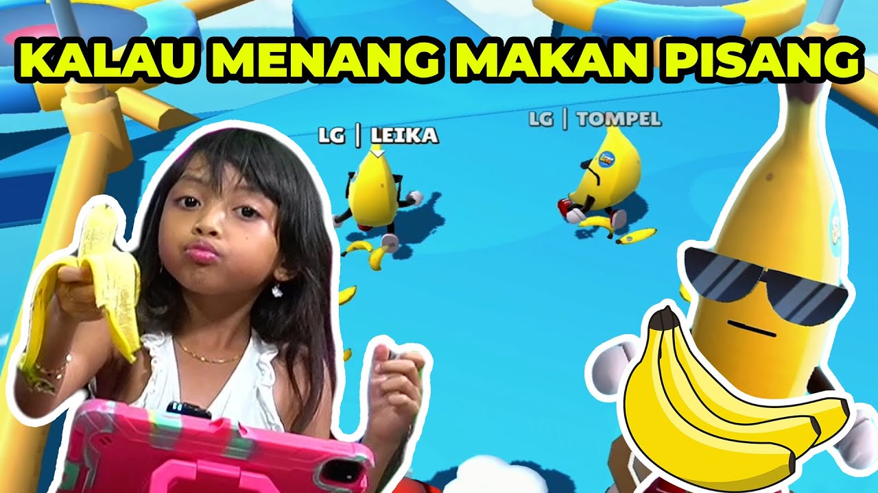 MAIN STUMBLE GUYS MENANG MAKAN PISANG !!! LEIKA VS TOMPEL - YouTube