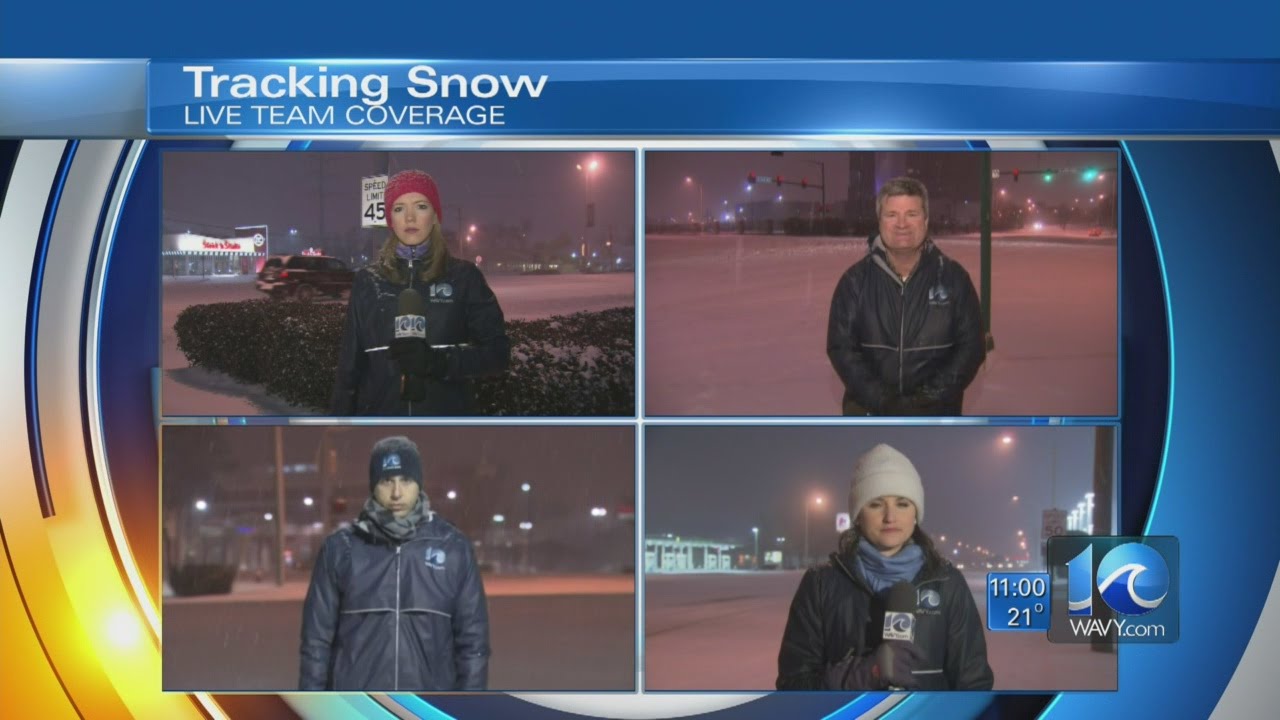 Team Coverage of Winter Storm 2-16-15 - YouTube