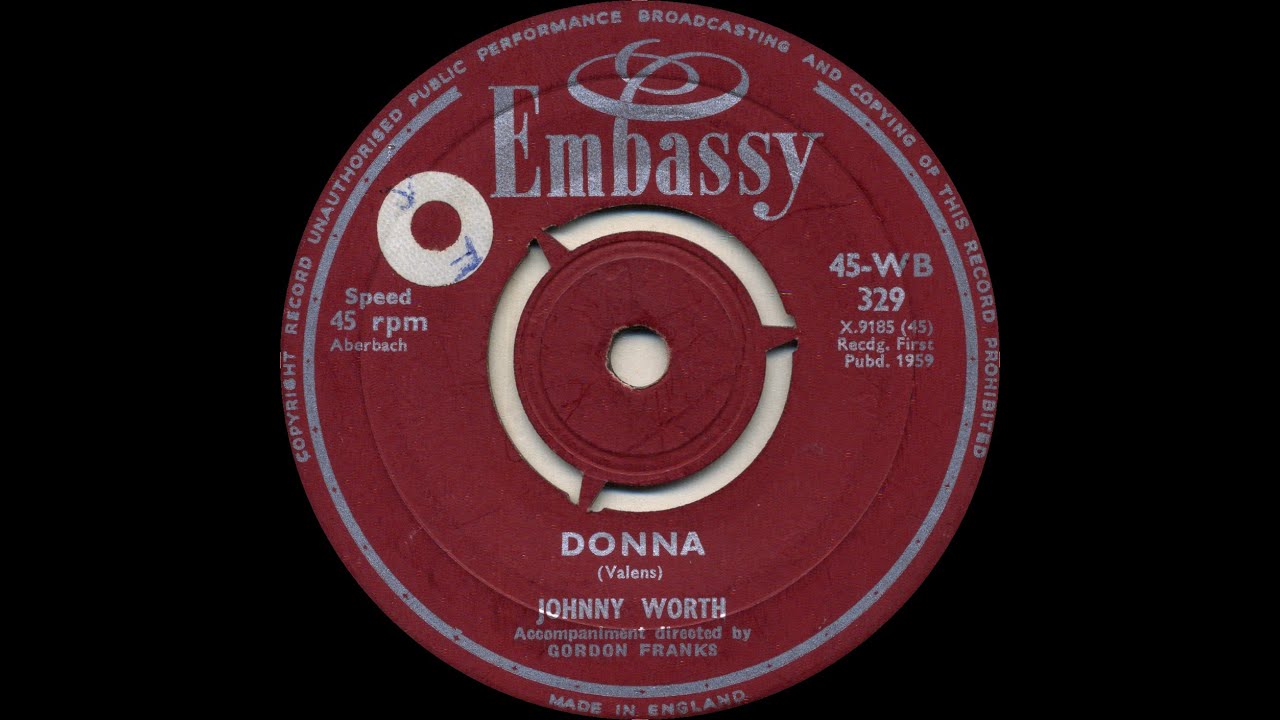 Johnny Worth - Donna - YouTube