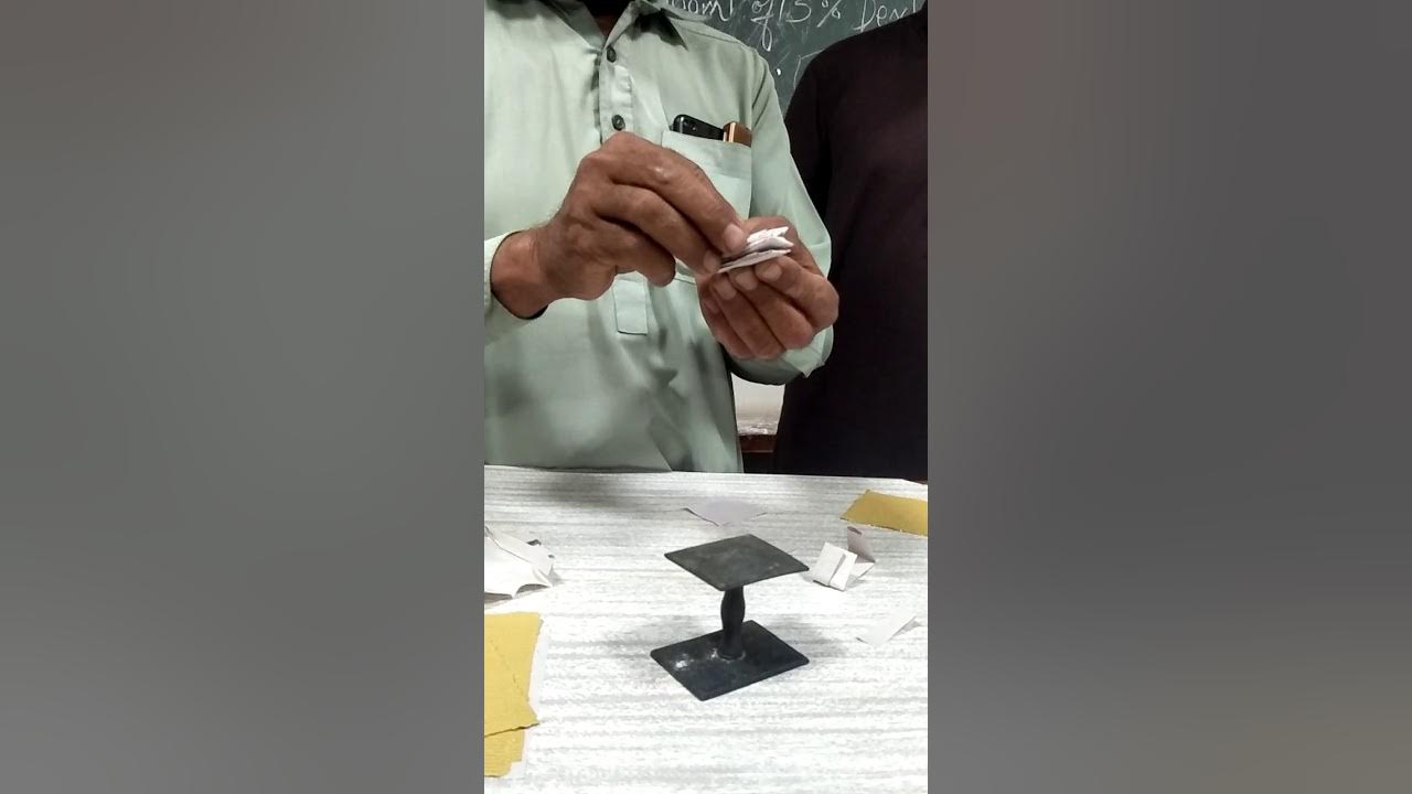 labelling of sulphur ointment and procedure of paper folding (dispensing of APC powder) - YouTube