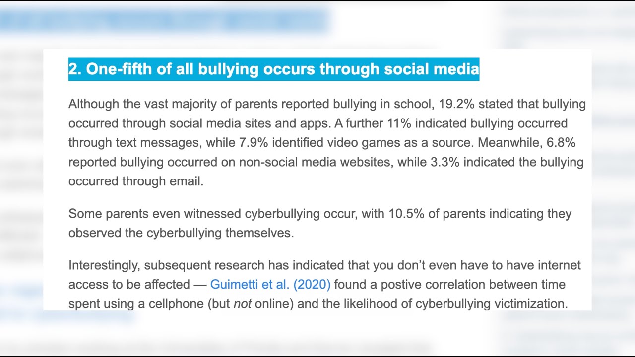 Behind the Screen: The Reality of Bullying - YouTube