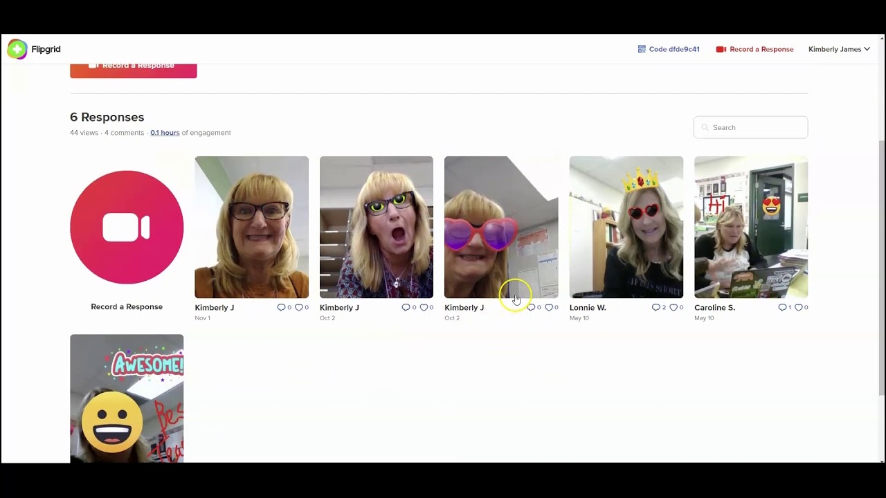 Flipgrid for Students Use a Join Code - YouTube