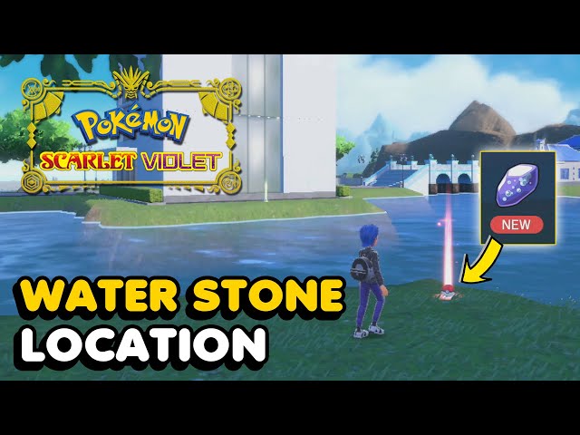 Water Stone Pokemon Pokemon Water Stone Evolution Stone Etsy