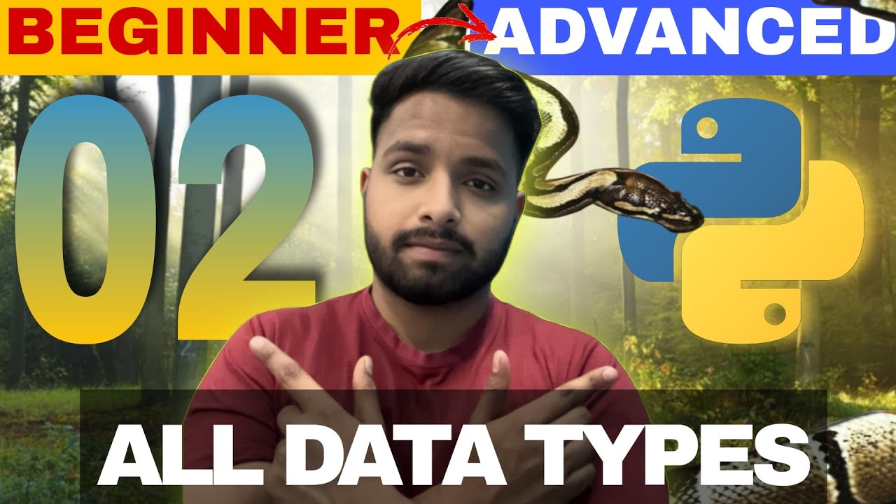 Python Data Types Explained | String, Int, Float, Bool & User Input in Python - YouTube