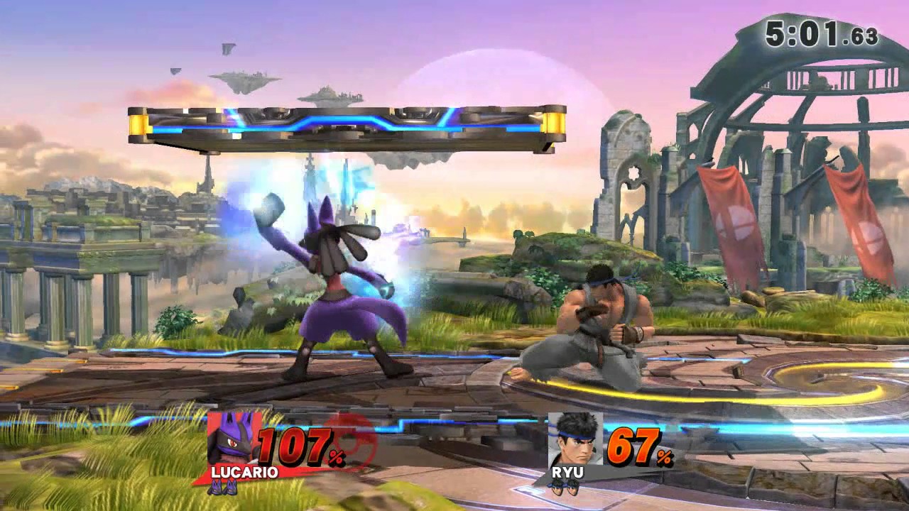 Lucario vs Ryu - YouTube