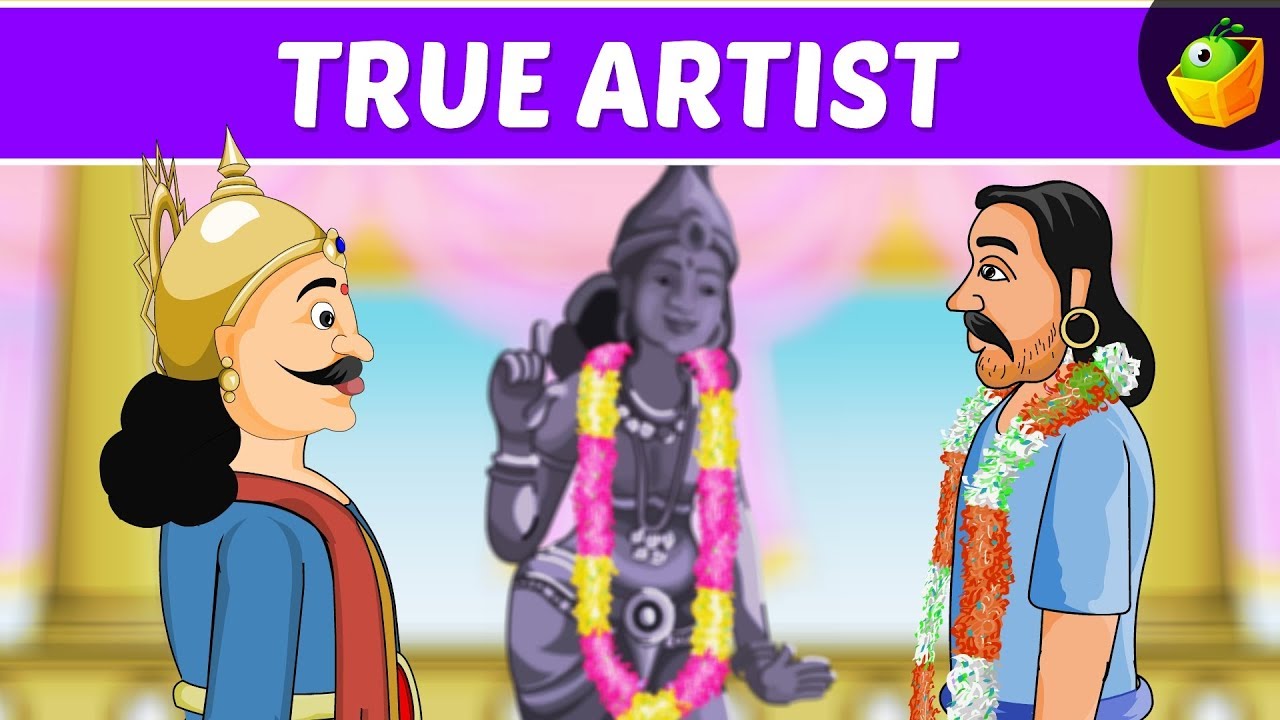 True Artist | Tenali Raman In English | Animated Stories For Kids - YouTube