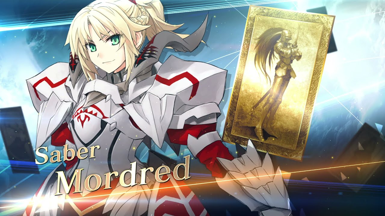 Fate/Grand Order - Mordred Servant Introduction - YouTube
