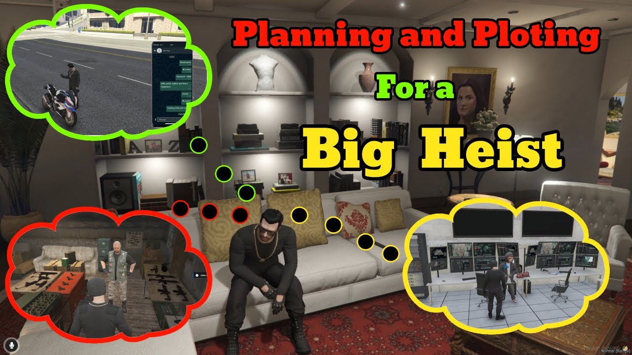 GTA V | Planning and Ploting For a Big Heist - YouTube