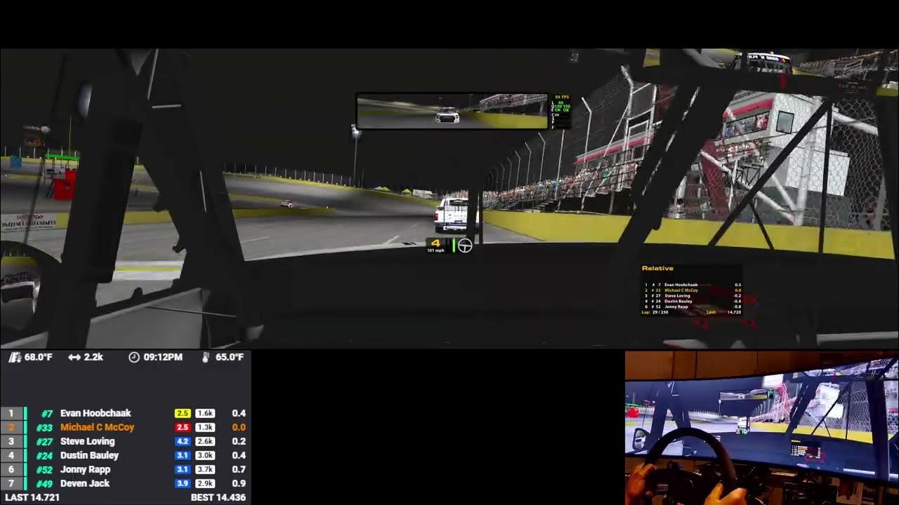 iRacing NASCAR Toyota Tundra (Palm Rat Golf - Road N' Plate @Southern National - 1st Oval Win ...