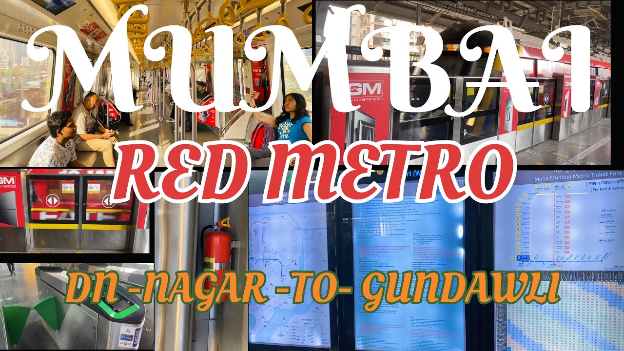 Mumbai Metro New line 2A and 7 |Phase 2| DN Nagar to Gundavali station ...