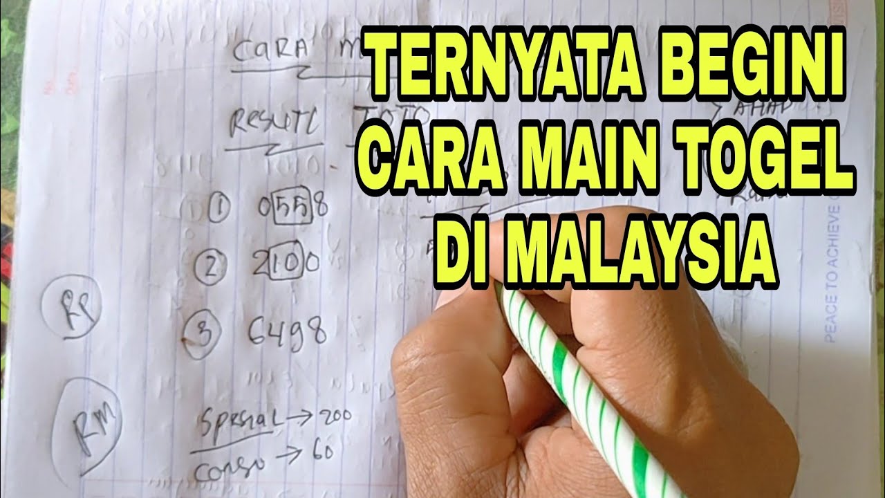 TERNYATA BEGINI CARA MAIN TOGEL DI MALAYSIA - YouTube