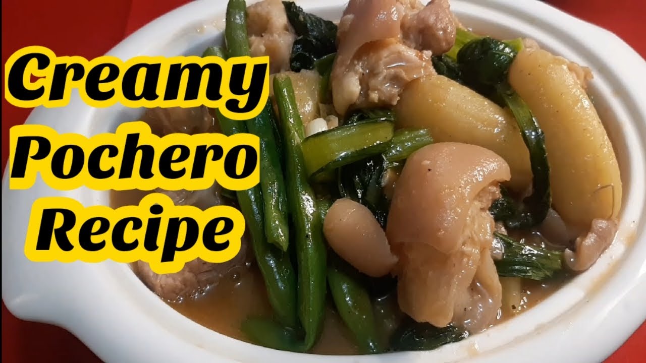 POCHERO RECIPE VERY CREAMY| HOW TO COOK POCHERO Pork leg | Tara MUKBANG ...