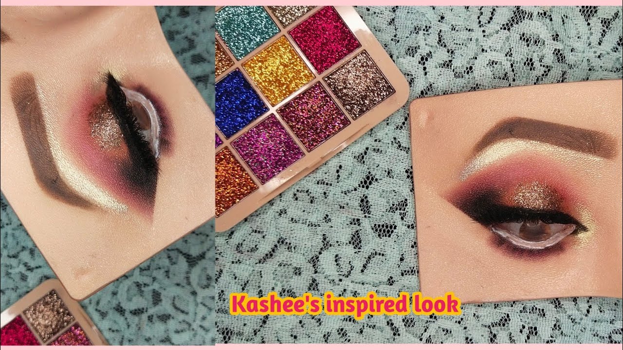 Kashee's Inspired Eye Makeup look Tutorial || Step by Step BRIDAL ...