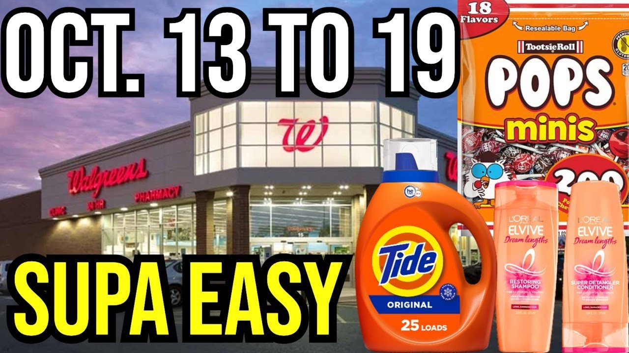 Walgreens CHEAP TIDE + CANDY! OCT. 13 to 19! - YouTube