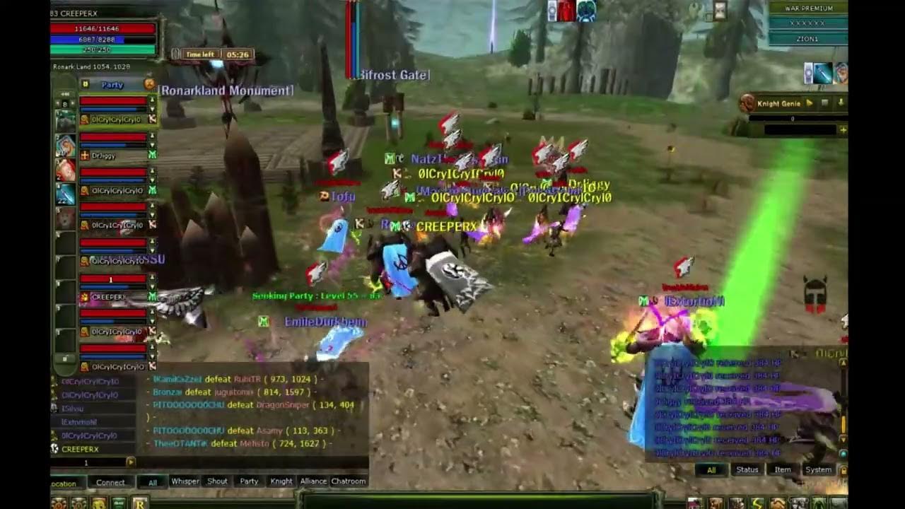Knight Onling Kurian pk pvp - YouTube