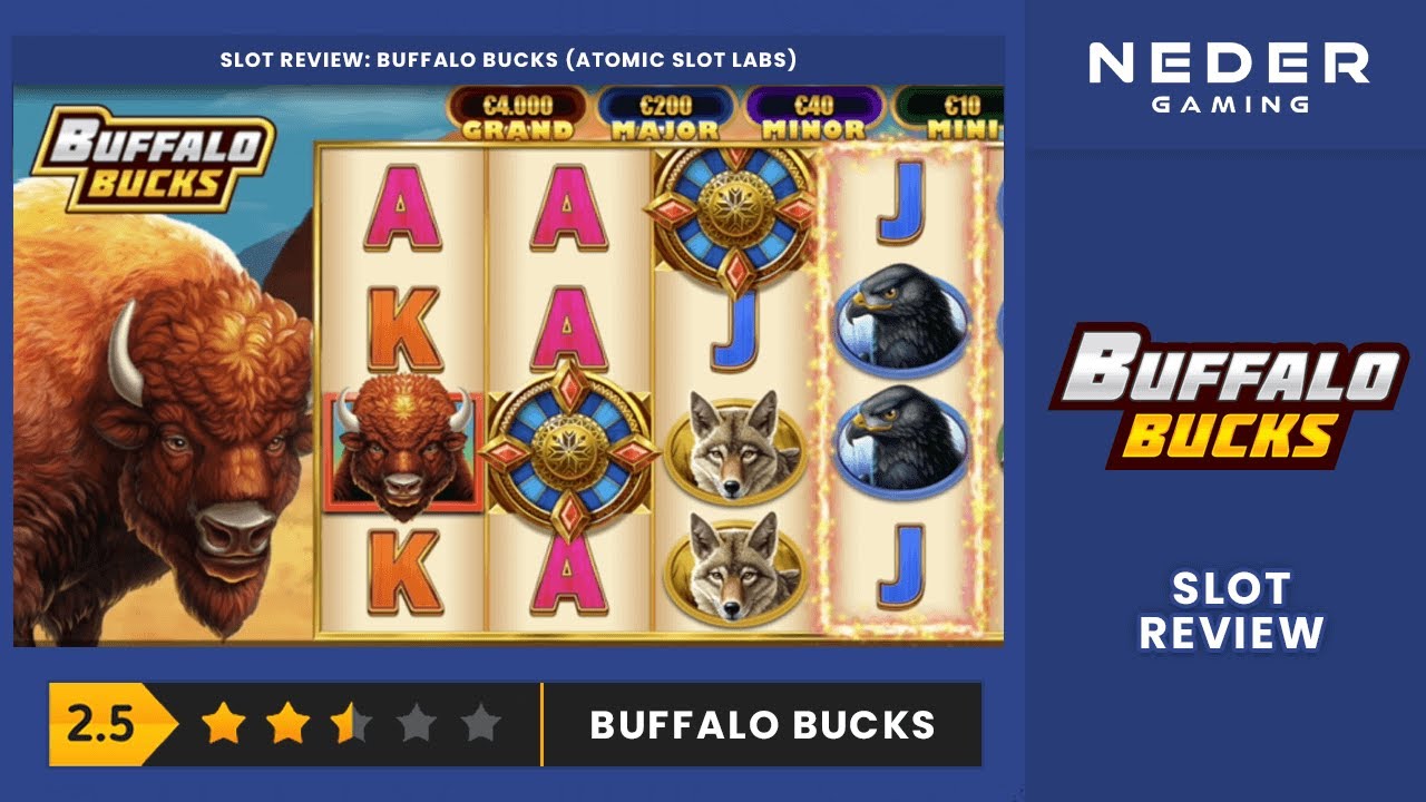 Slot Review: Buffalo Bucks (Atomic Slot Labs) - YouTube