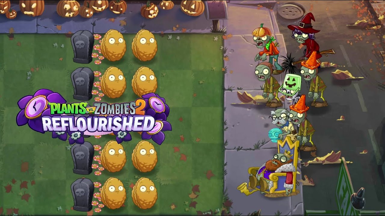 PvZ 2 Reflourished: Lawn of Doom Pinata Party (October 25th 2023) - YouTube