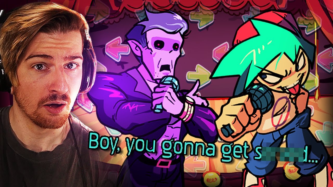 FNF WITH LYRICS!? YEAH & BF SPITS NASTY.. (also 100% every song) | FNF ...