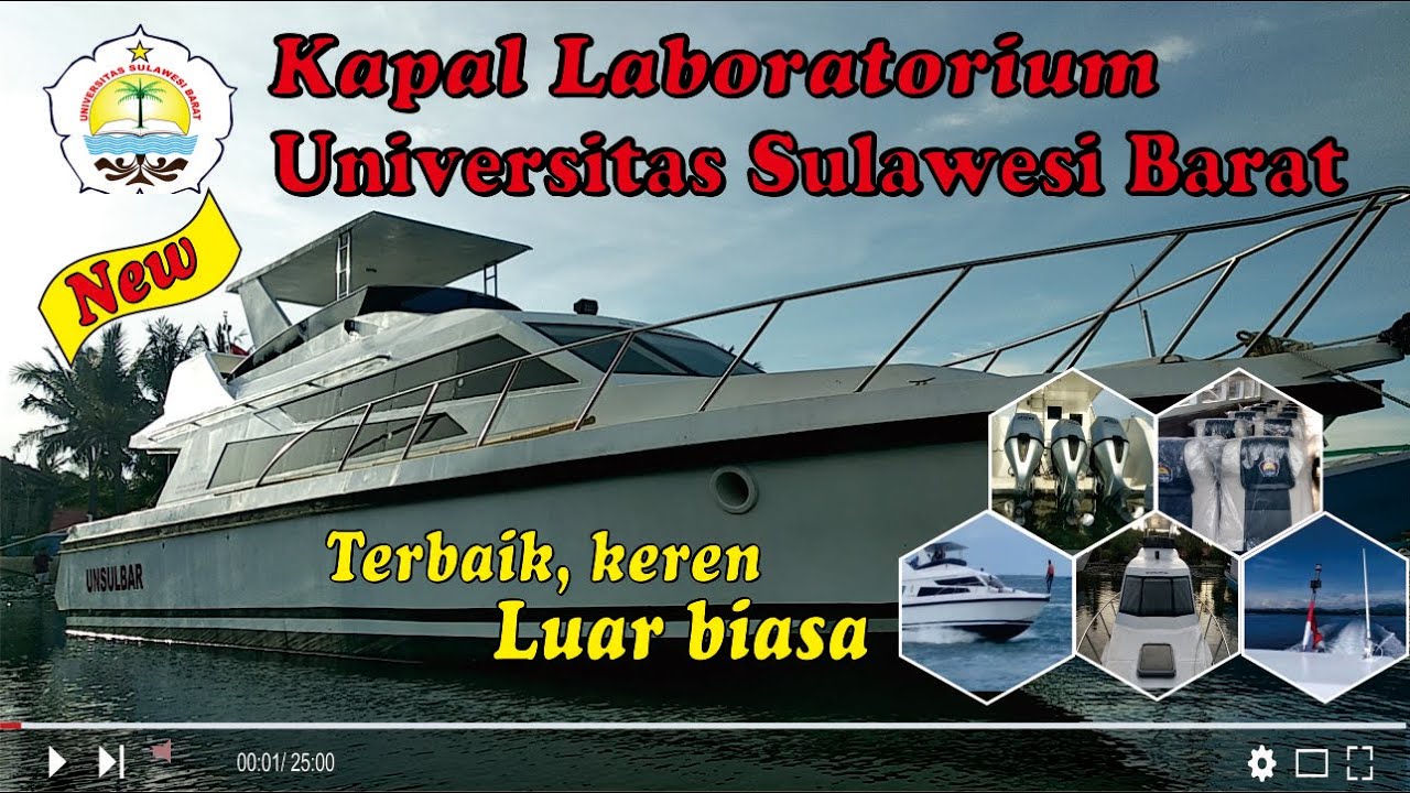 Kapal Laboratorium Perikanan dan Kelautan Universitas Sulawesi Barat ...