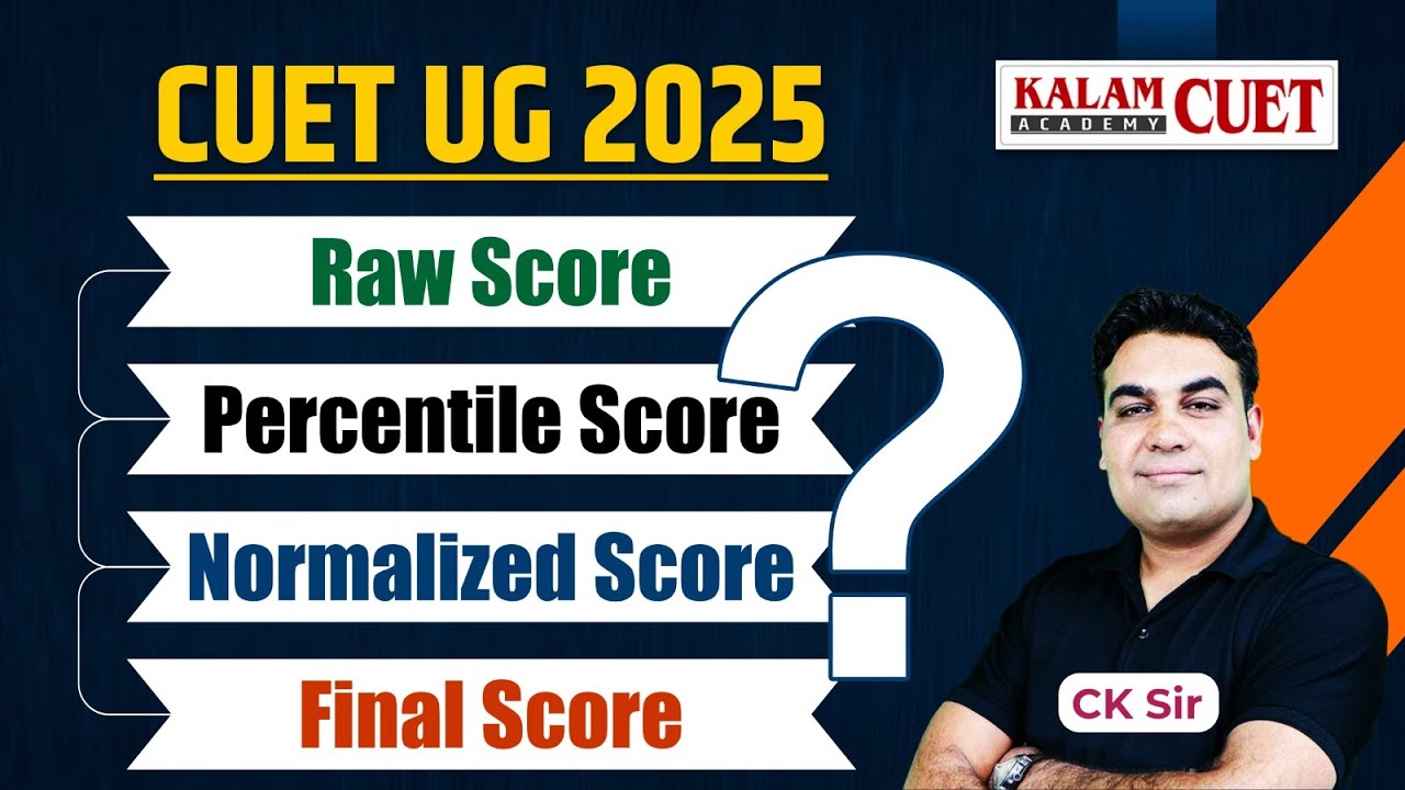 CUET RAW Score | CUET Percentile Score | CUET Normalized Score | CUET ...